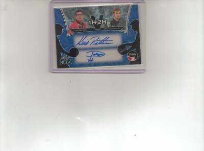 2024 K. Prather / P. Hanrahan Leaf Metal PBA Dual 1H 2H Autograph PBA ...