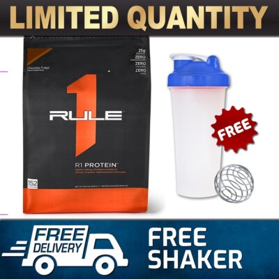 RULE 1 R1 ONE PROTEIN 10LBS WHEY POWDER ISOLATE 10LB (4.54Kg) || WPI ON ...