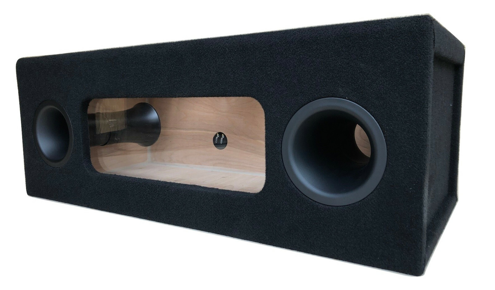 2 Two 10" Custom Ported Sub Box Subwoofer Enclosure with Plexiglass ...