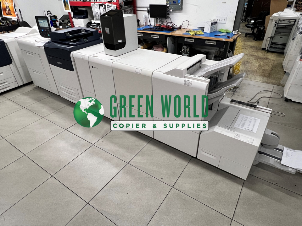 Xerox Versant 280 w/ Hi-Cap,Booklet,GBC,2 Sided Trimmer,Sqrfold Trim ...