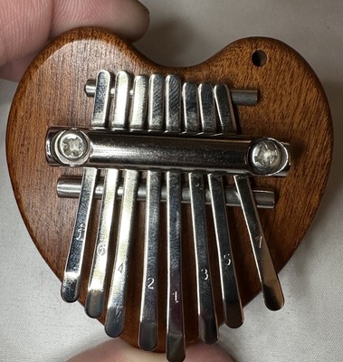 8 Keys Mini Kalimba Portable Wooden Finger Harp Thumb Piano Musical ...