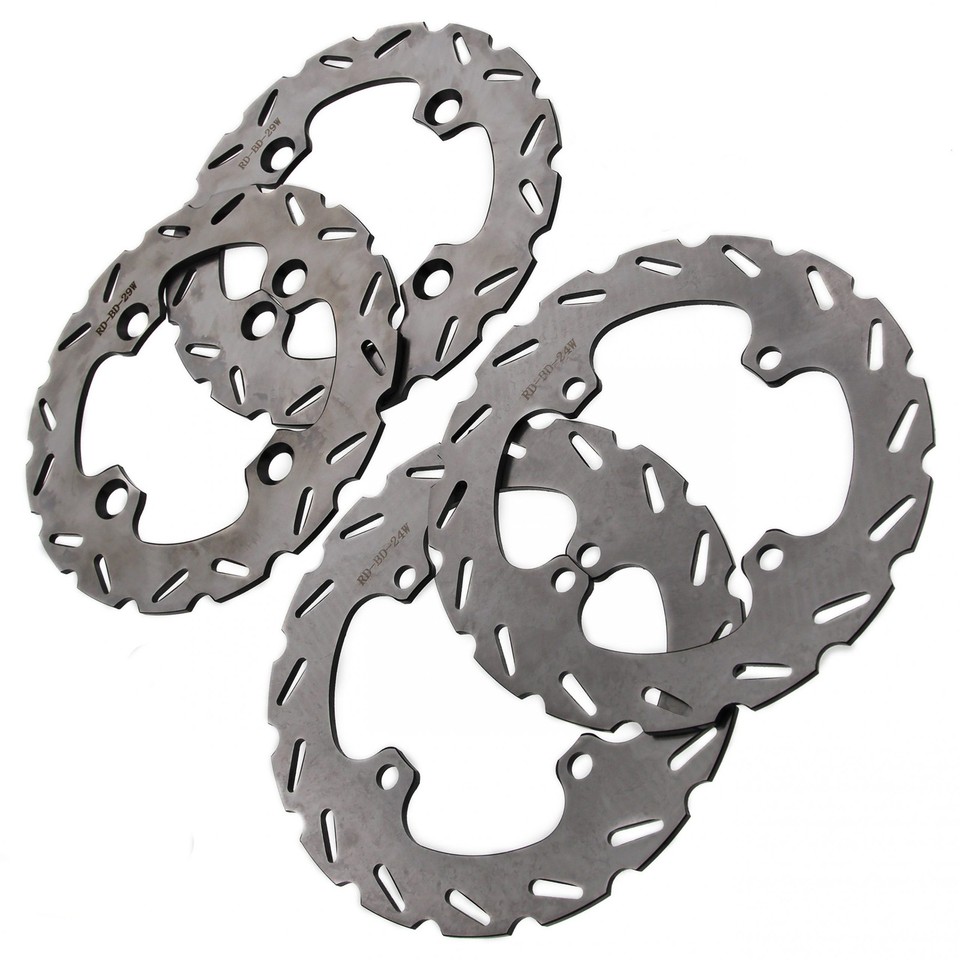 2010 - 2012 Polaris Ranger XP 800 Front and Rear RipTide Brake Rotors ...