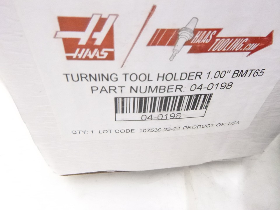 HAAS BMT65 04-0198 1" Square Shank EXT OD Static Turning Holder | eBay