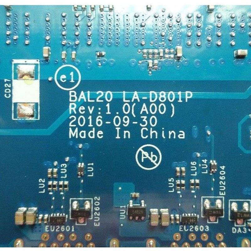 Motherboard For Dell Inspiron 15 5567 5767 LA-D801P W/ I3 I5 I7 CPU R7 ...