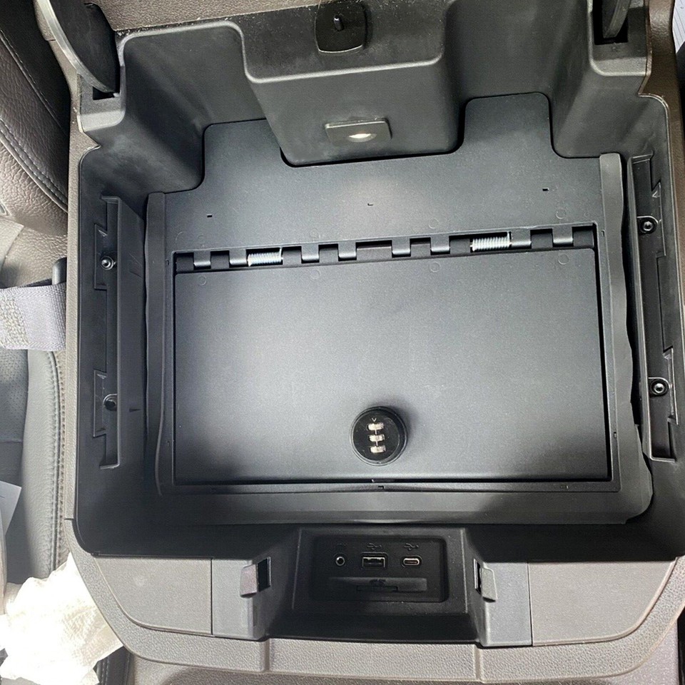 For 2019-2023 Chevy Silverado GMC Sierra Center Console Safe Storage ...
