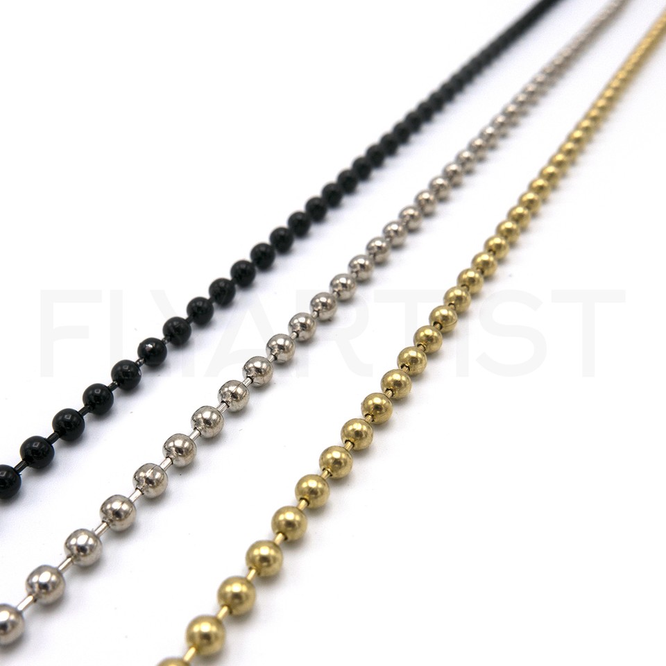 BEAD CHAIN EYES - Hareline Fly Tying Dumbbell Eyes - Black Gold Silver ...