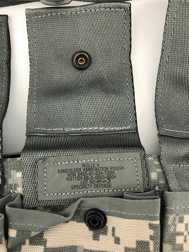 6 Magazine ACU Bandoleer Pouch, MOLLE Mag Pouches Military Army UCP ...