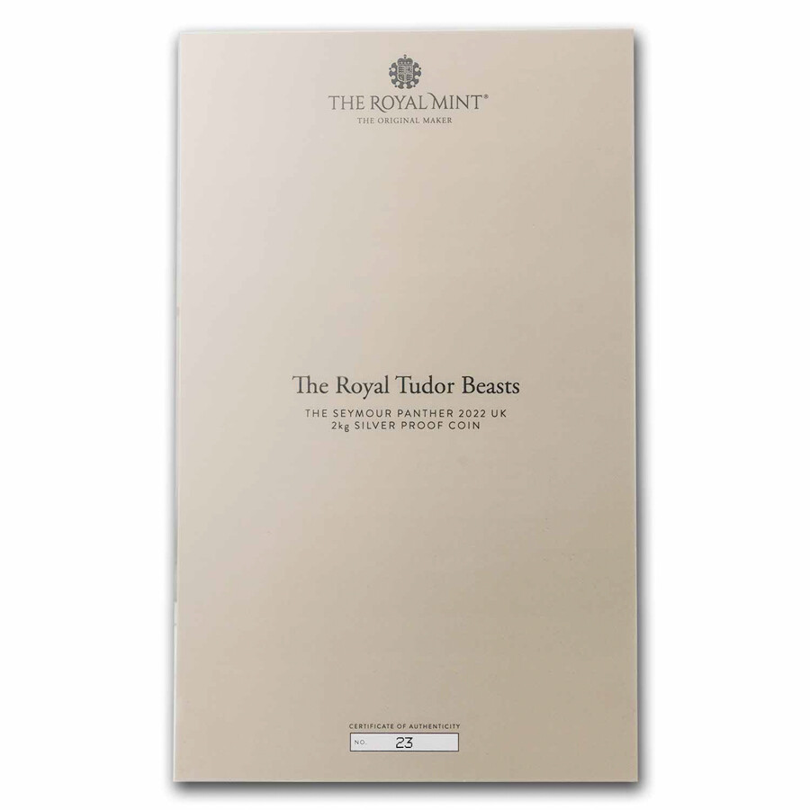 2022 GB 2 kilo Silver Royal Tudor Beasts Panther Prf (Box/COA) | eBay