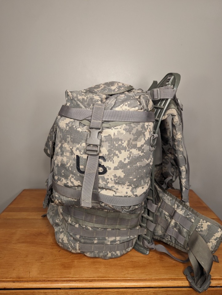 US MILITARY MOLLE II Large Rucksack Field Pack Complete Frame Pouches ...
