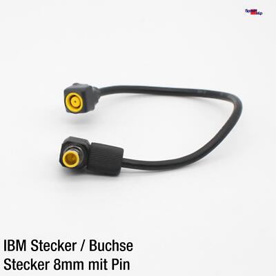 IBM 8mm with Pin Extension Power Cable PSU Plug Socket | eBay