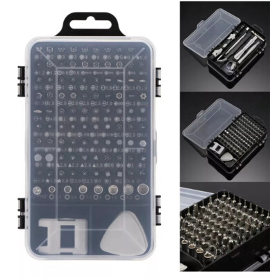 Mini Precision Screwdriver Set, 117 Piece Magnetic Screwdriver Bit Set ...