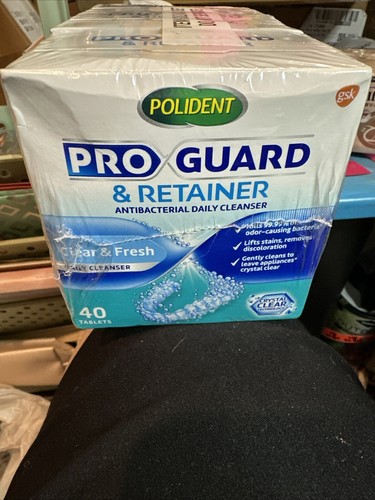 BEST DEAL Pack of 3 - Polident ProGuard & Retainer Cleaning Tablets 120 ...