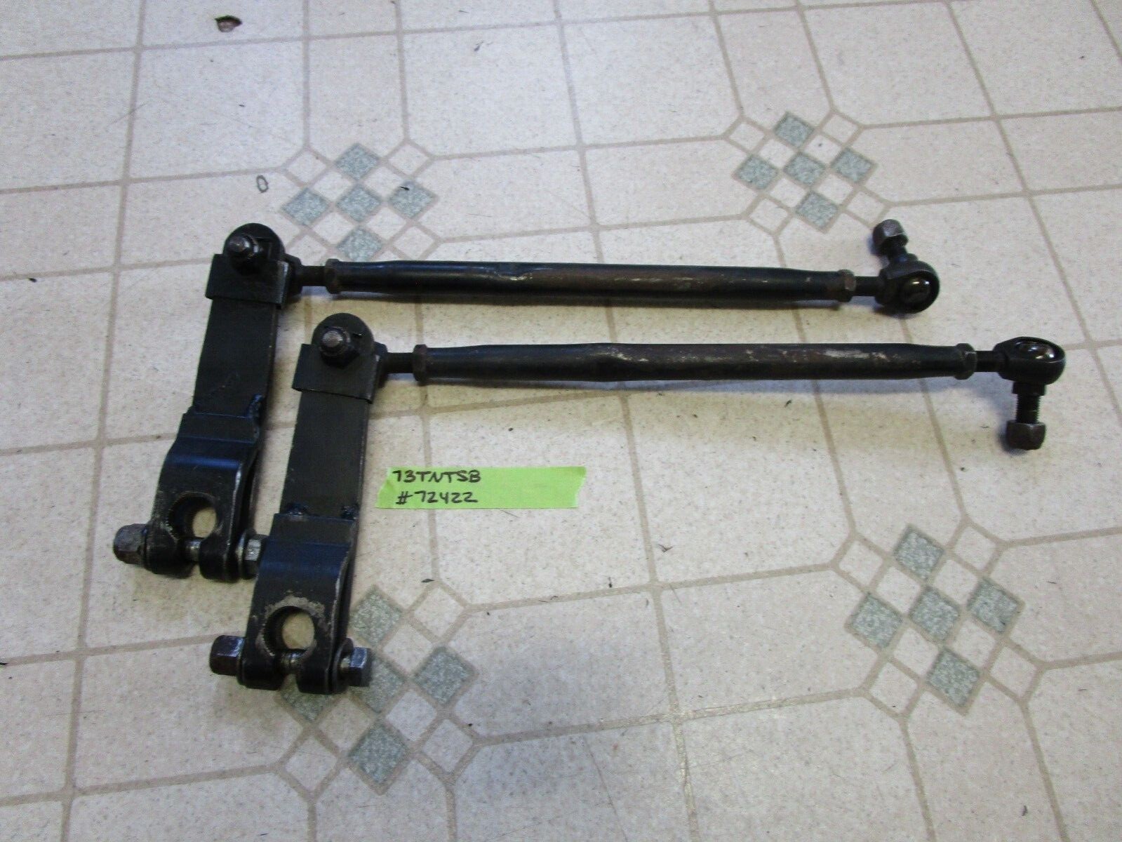 Vintage 73 Ski Doo TNT Silver Bullet 340 Snowmobile Steering Rods ...