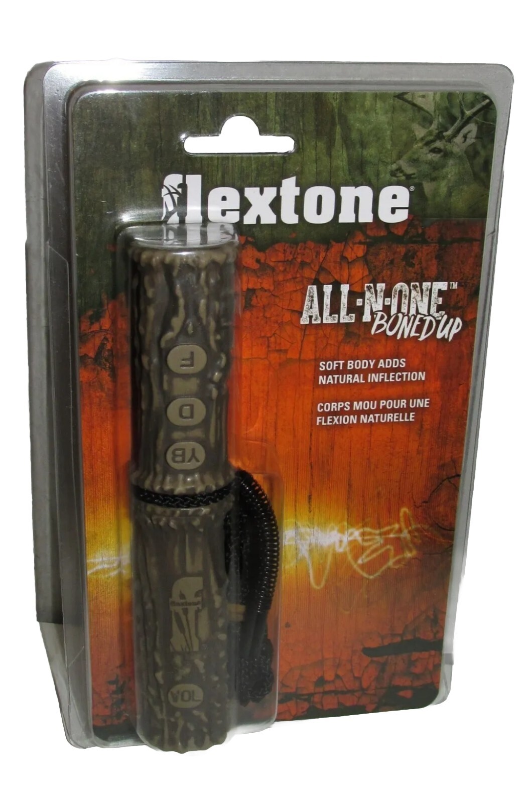 Flextone All-N-One Boned Up Grunt Call Deer Call with Lanyard, # ...