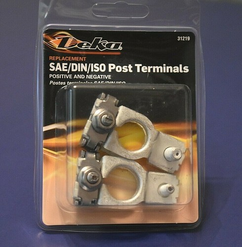 SAE / DIN / ISO Battery Post Replacement Terminals Negative & Positive ...
