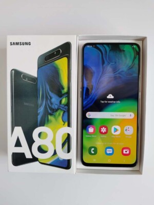 Unlocked Samsung Galaxy A80 SM-A805F/DS 128GB 4G Dual Sim 48MP 6.7 ...