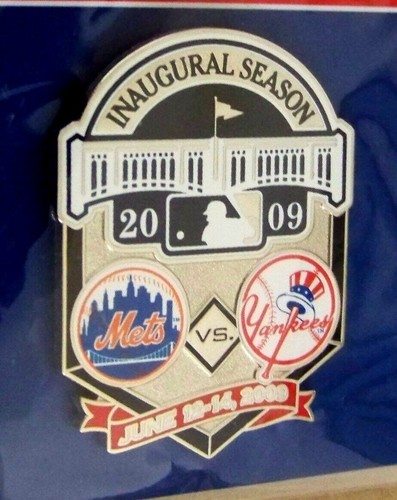 2009 Yankee Stadium 1st New York Mets vs Yankees pin MLB | eBay