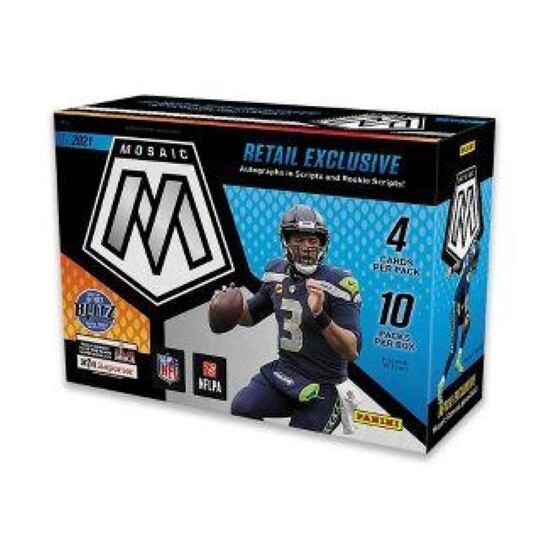 2021 Panini NFL Mosaic Football Trading Card - Target Mega Box ...