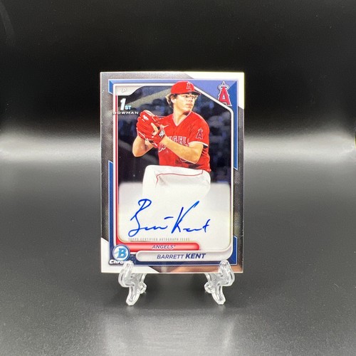 2024 Bowman Chrome Barrett Kent 1st Prospect Auto #CPA-BK - LA Angels ...