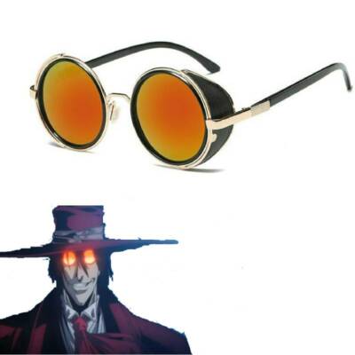 HELLSING Alucard Vampire Hunter Tailored Orange Sunglasses Glasses ...