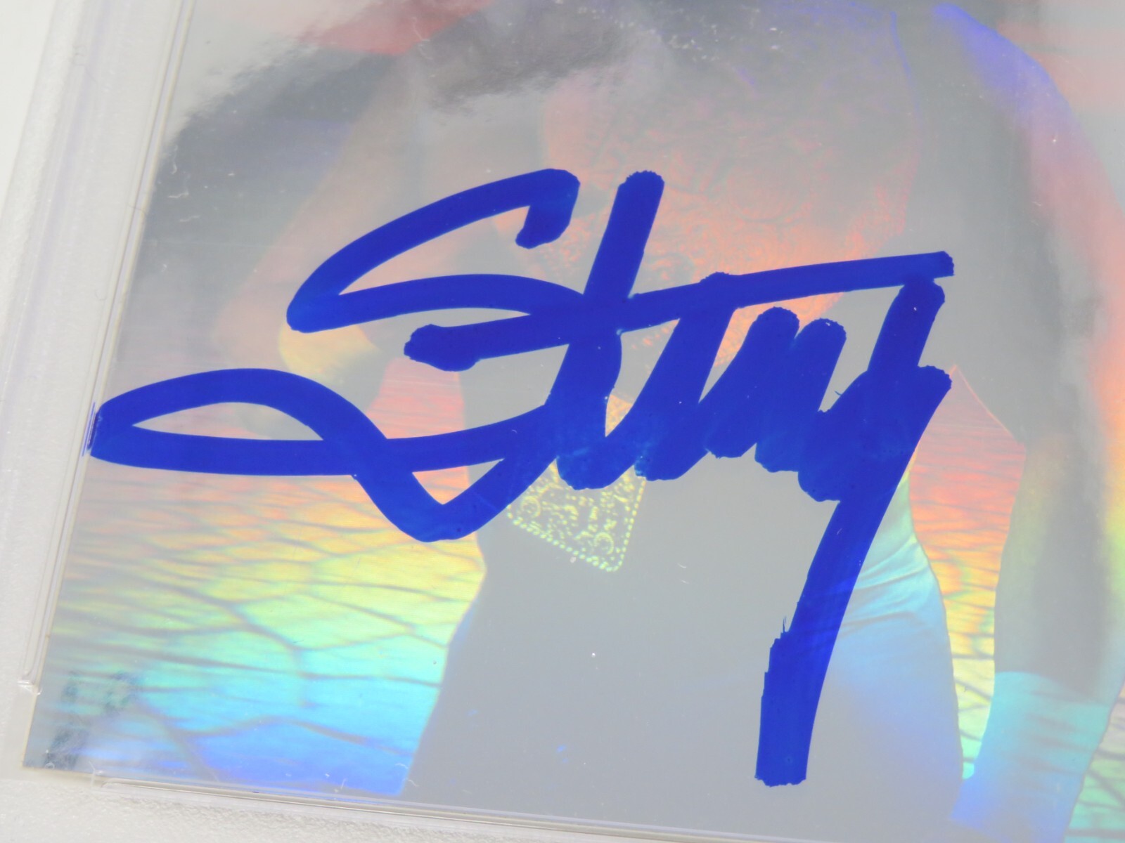 Sting WWE WWF Signed Autograph Auto 1991 Impel WCW Rookie Card Hologram ...