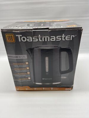Toastmaster TM-796KECB Electric Kettle, 1.7 Liters, Black auto shut off ...