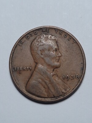 1938 Broadstruck Lincoln Wheat Penny. No Mint Mark. With Errors. | eBay