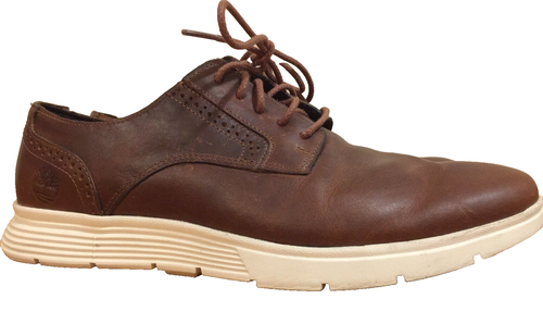 Men Timberland Franklin Park Oxford Shoes Brown White Lace Up Wingtip 8 ...
