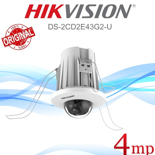 Hikvision 4MP AcuSense In-Ceiling Fixed Mini Dome IP Camera DS ...
