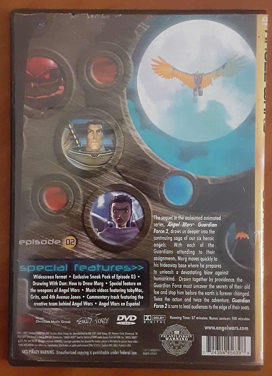 Angel Wars Episode 2 DVD Guardian Force 2005 complete Music from EMI ...