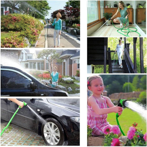 Suplong Expandable Garden Hose 50ft,Expanding Pipe with 50ft, Green | eBay