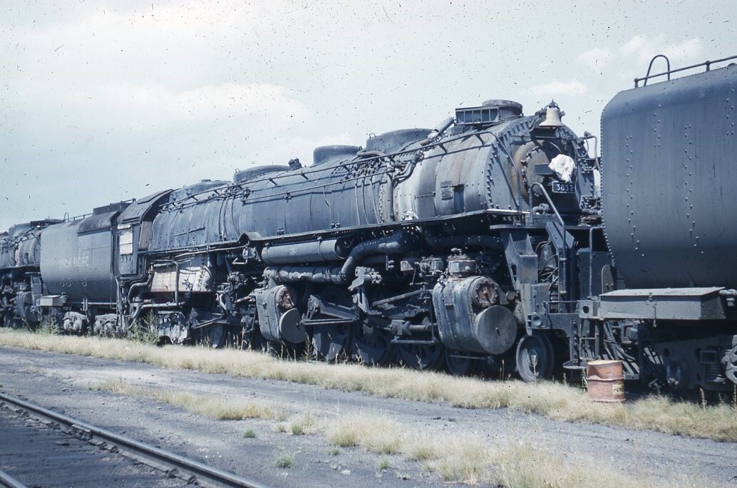 UP UNION PACIFIC Railroad STEAM Locomotive 3832 NORTH PLATTE NE 1958 ...