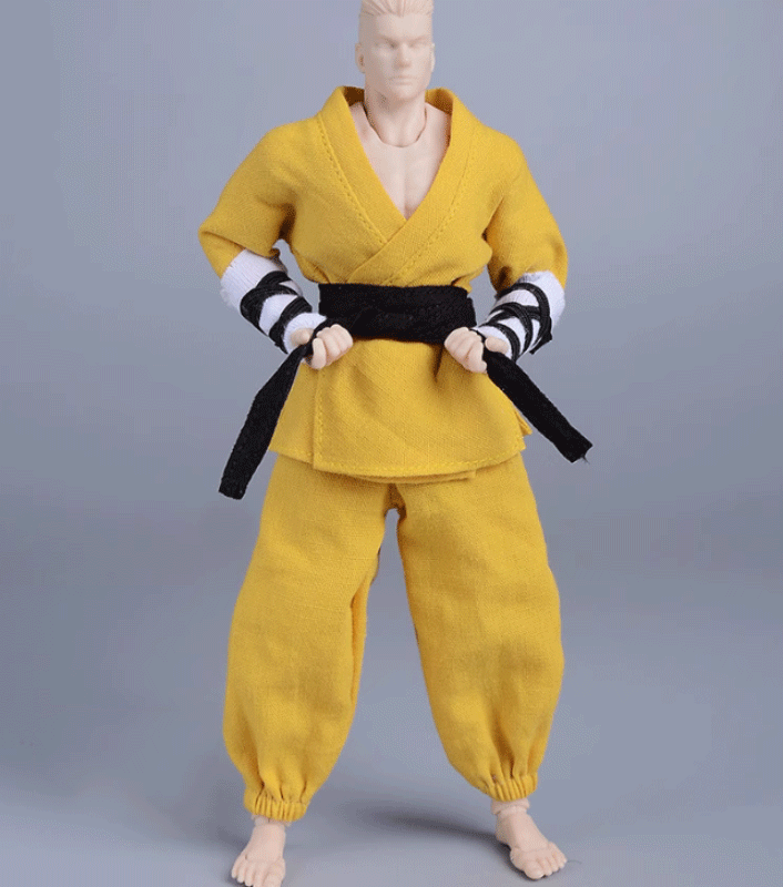 1/12 Scale Samurai Clothing Training Clothes for 6'' Action Figure Body ...