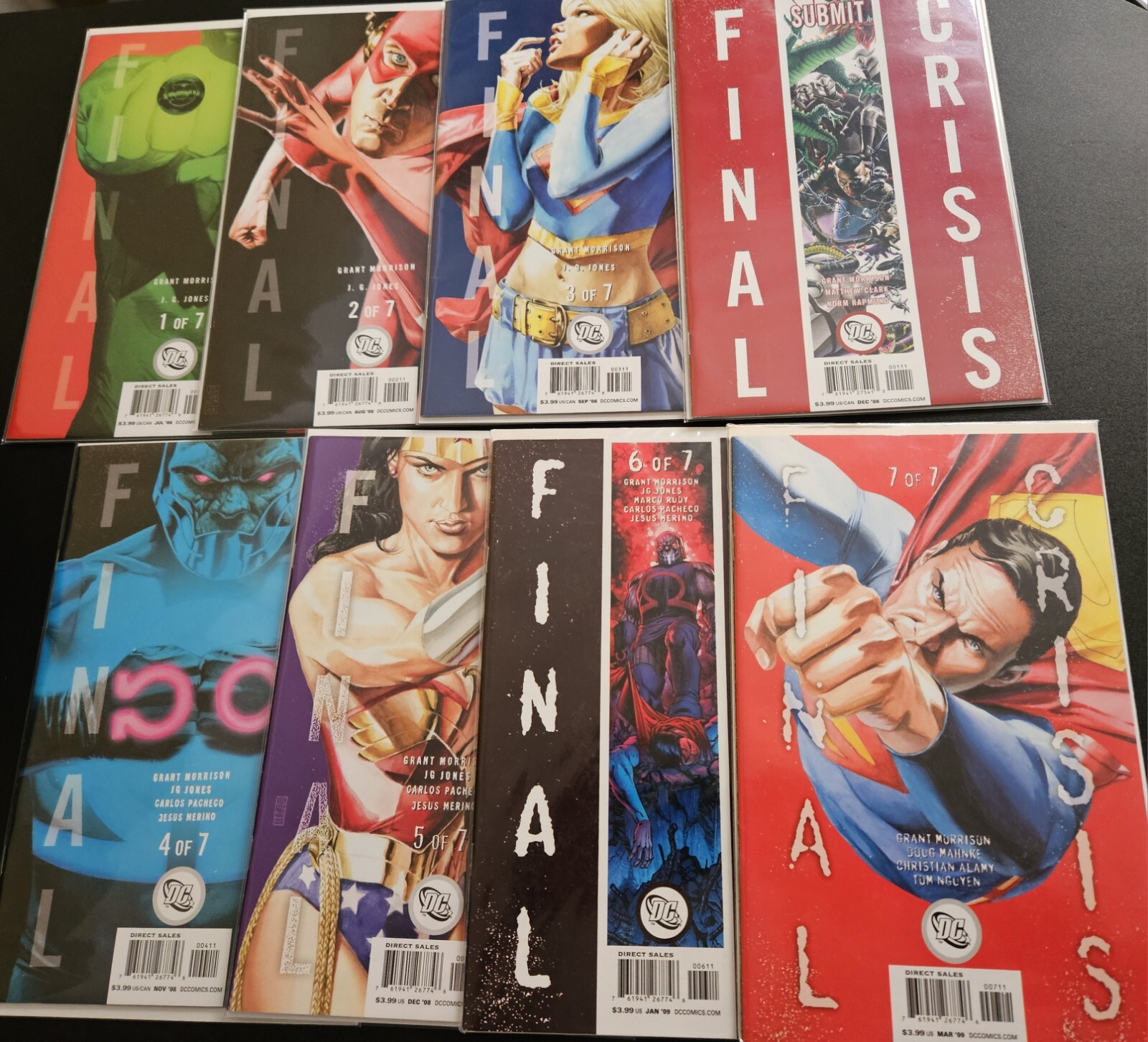 DC Final Crisis #1-7 Complete Series + Submit NM Death of Batman Grant Morrison | eBay