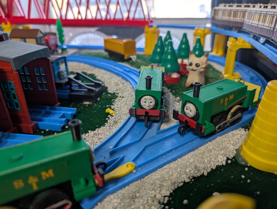 Thomas & Friends TrackMaster Custom "Box Tank" Model Tomy Free Wheel | eBay