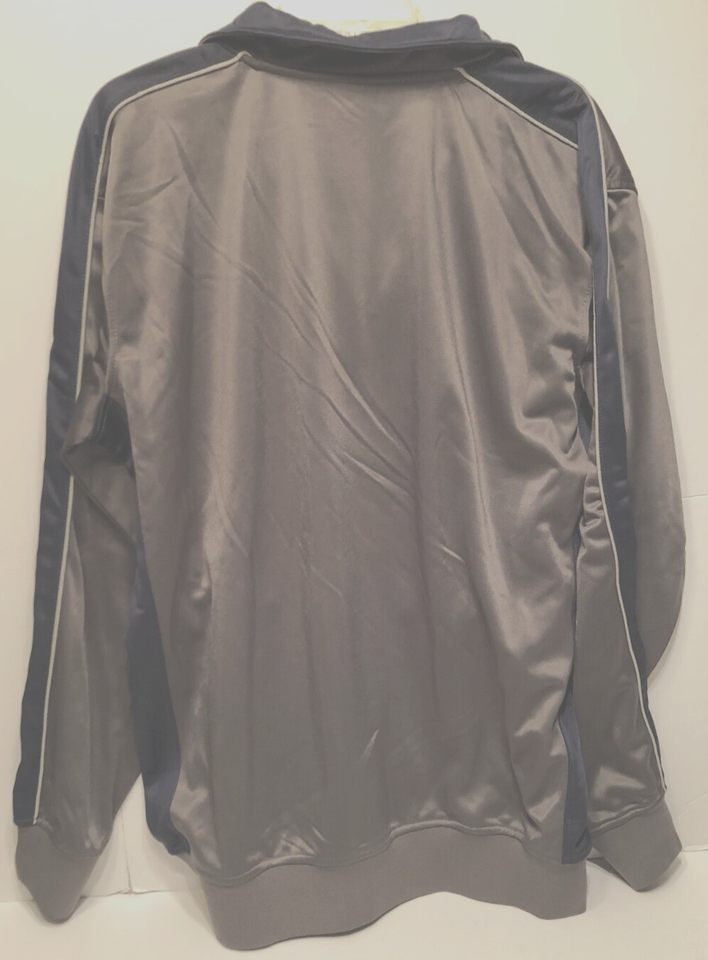 N.Y. Yankees Grayish Blue New Scripted MLB AL Full Zip Track Jacket L ...