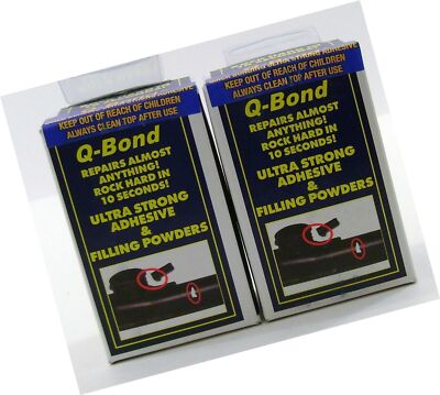 Q Bond Repair Kit Small Quick Bonding Adhesive 2 Pack | eBay