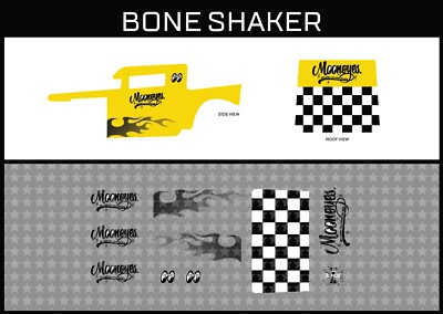 HotWheels(1/64), Bone Shaker "Good Oil 008" Waterslide ...