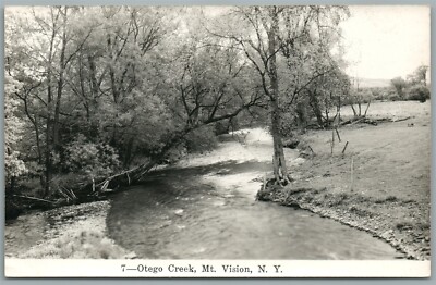 MT. VISION NY OTEGO CREEK ANTIQUE REAL PHOTO POSTCARD RPPC | eBay