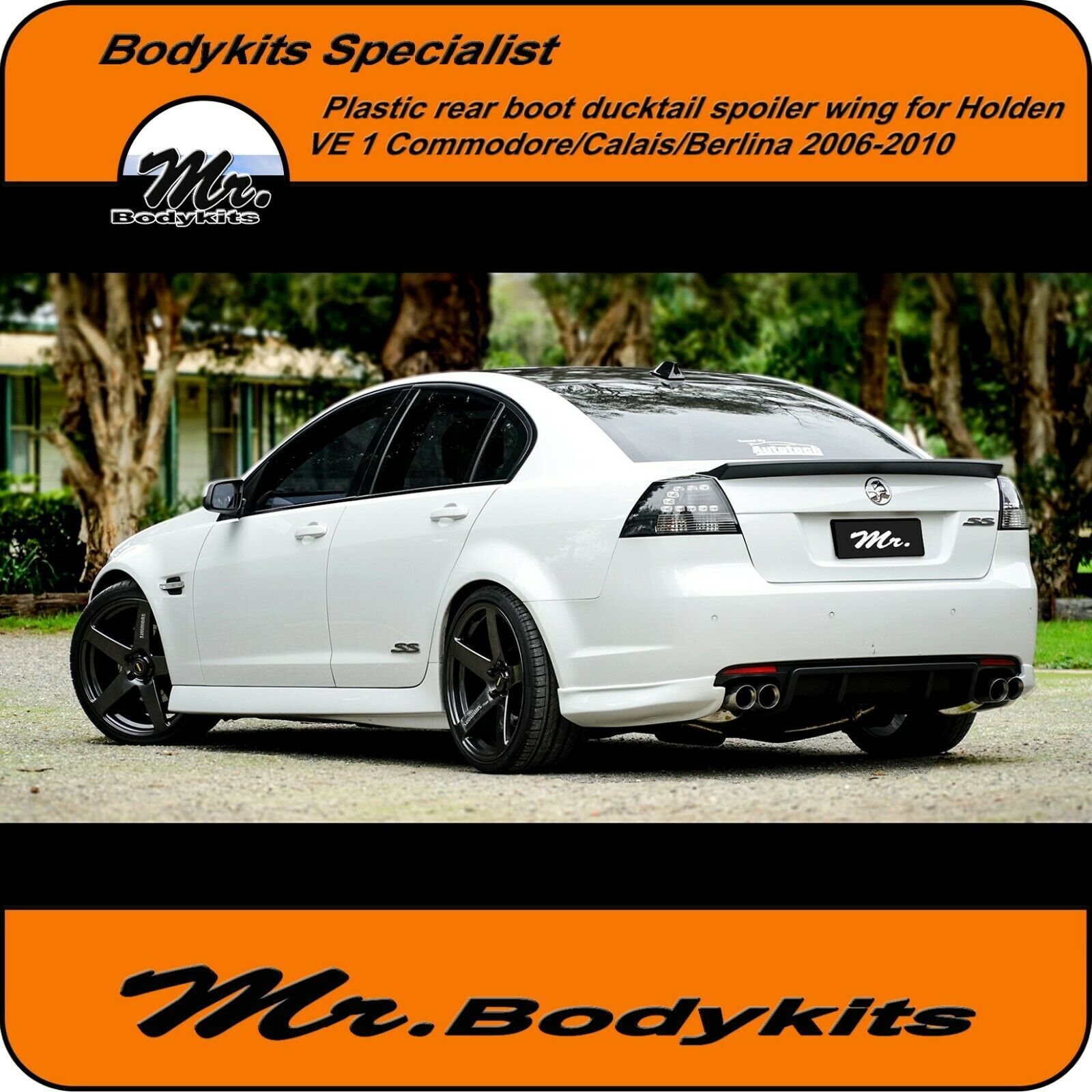 Rear Boot Spoiler Ducktail Wing For Holden VE 1 SS/SV6/Evoke/Calais ...