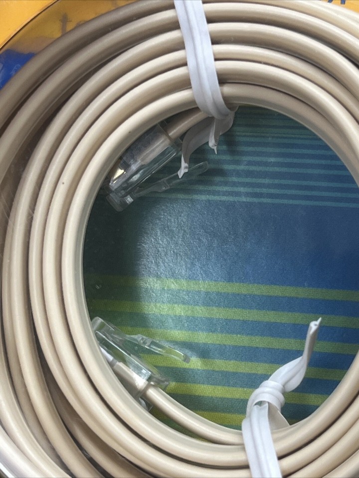 6 Lot Southwestern Bell Telephone Line Cord Cables w Plugs NOS Vtg 7 ...