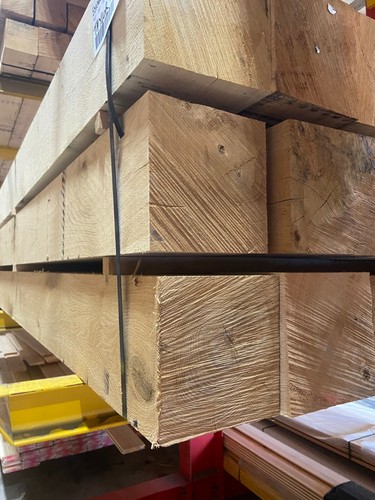 Fresh Sawn Green Oak Beams 150mm x 150mm Sold per piece QP1 & Better ...