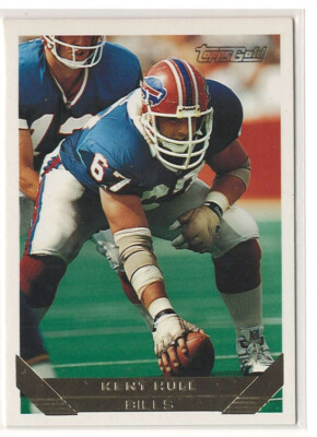 1993 Topps Gold Football Kent Hull #51 Buffalo Bills | eBay