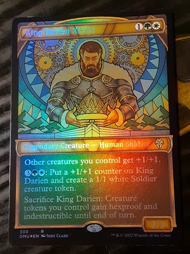 King Darien XLVIII Showcase FOIL , Dominaria United , NM, MTG, FREE ...