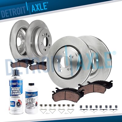 10pc Front Rear Disc Brake Rotors Ceramic Brake Pads for Honda Pilot ...