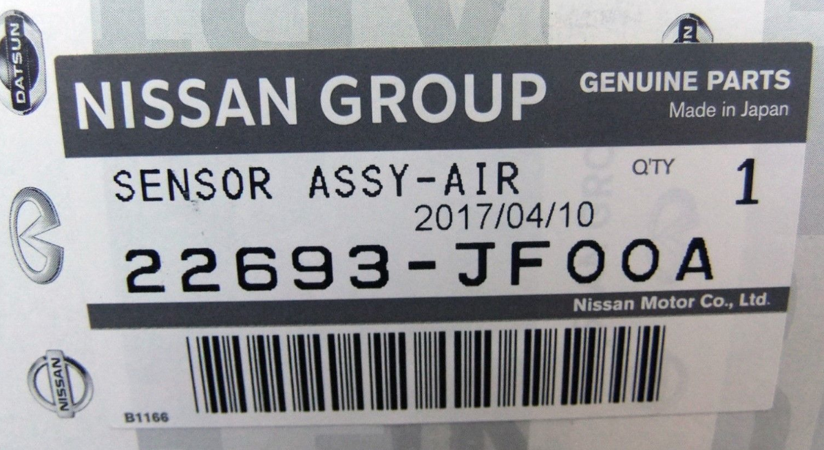 NISSAN GENUINE OEM GT-R 09-16 R35 FRONT SENSOR ASSY AIR FUEL RATIO ...