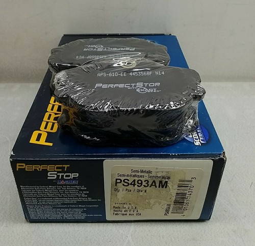 PS493AM Perfect Stop By Wagner Semi Metallic Disc Brake Pads Made In ...