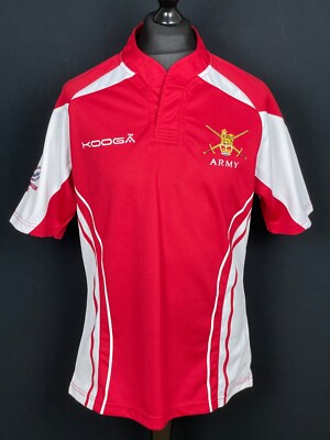 British Army Rugby Union Shirt Men's Size M Kooga Rugby Jersey Sewn | eBay