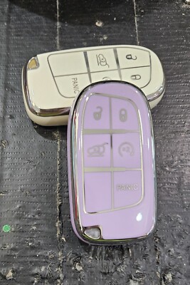 Jeep/Dodge/Chrysler Protective Nano Key Cover Purple And Silver | eBay