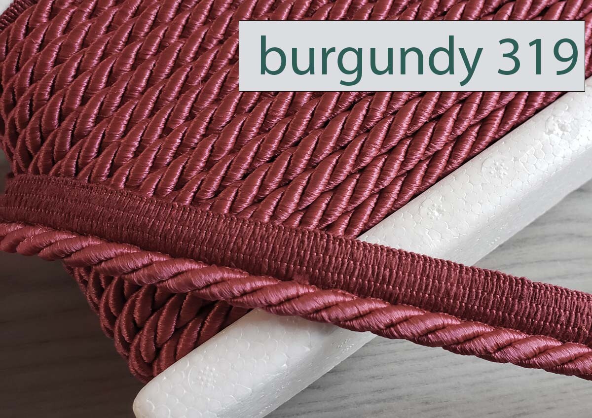 7mm Upholstery Flanged Piping Cord Rope Lip Cord Trim Cushion Piping ...